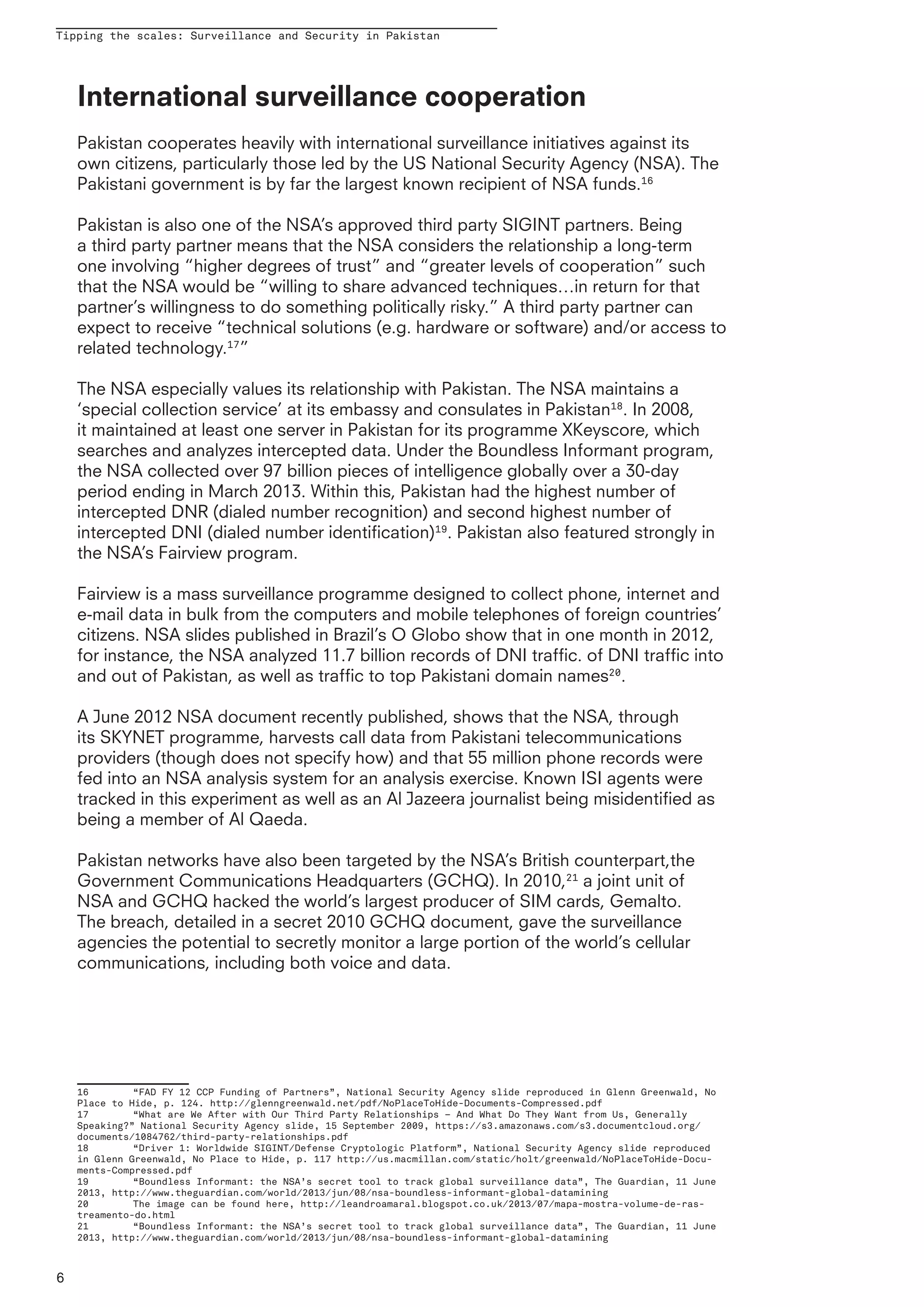 Pakistan’s ISI Plans for surveillance | PDF