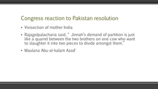 Pakistan resolution | PPTX