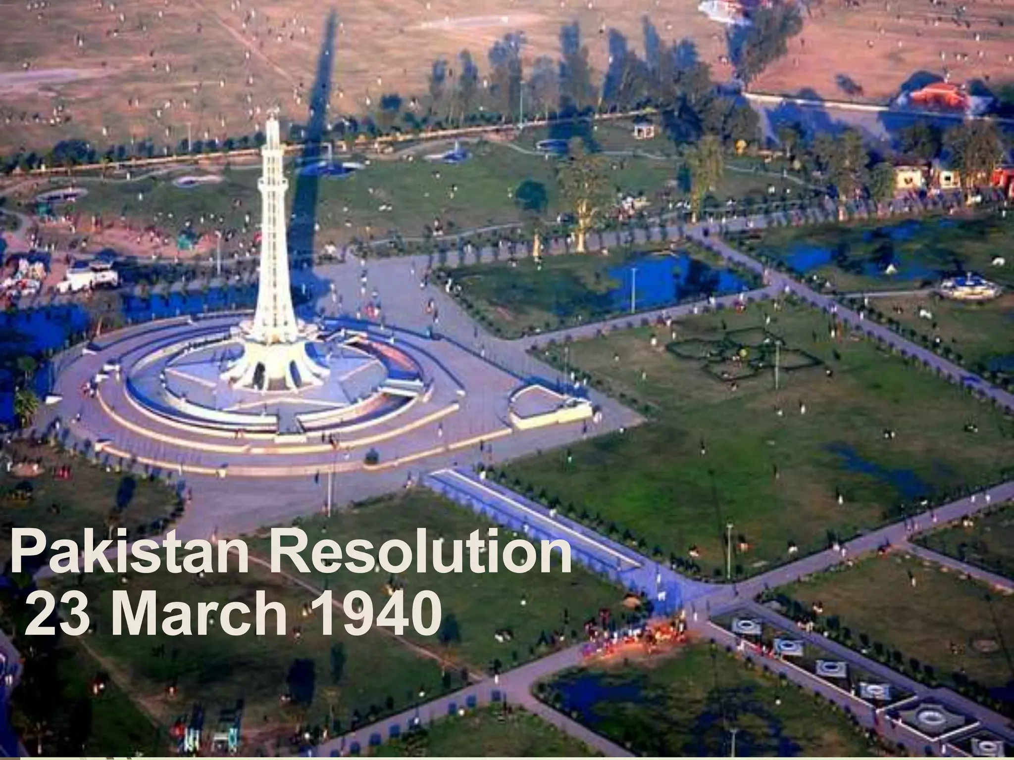 Lahore_Resolution_1940 | PPTX