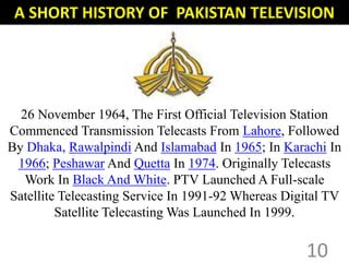 PAKISTAN RISE OF MEDIA HISTORY | PPT