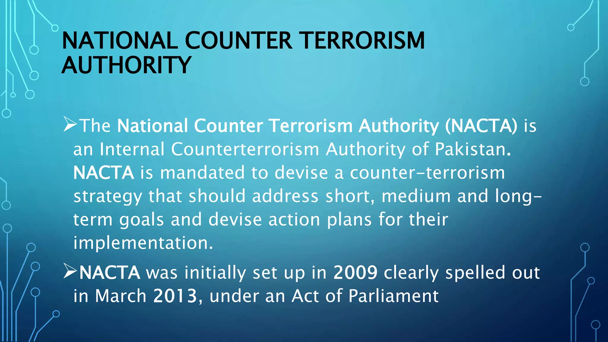 Pakistan Role Against Terrorism | PPTX