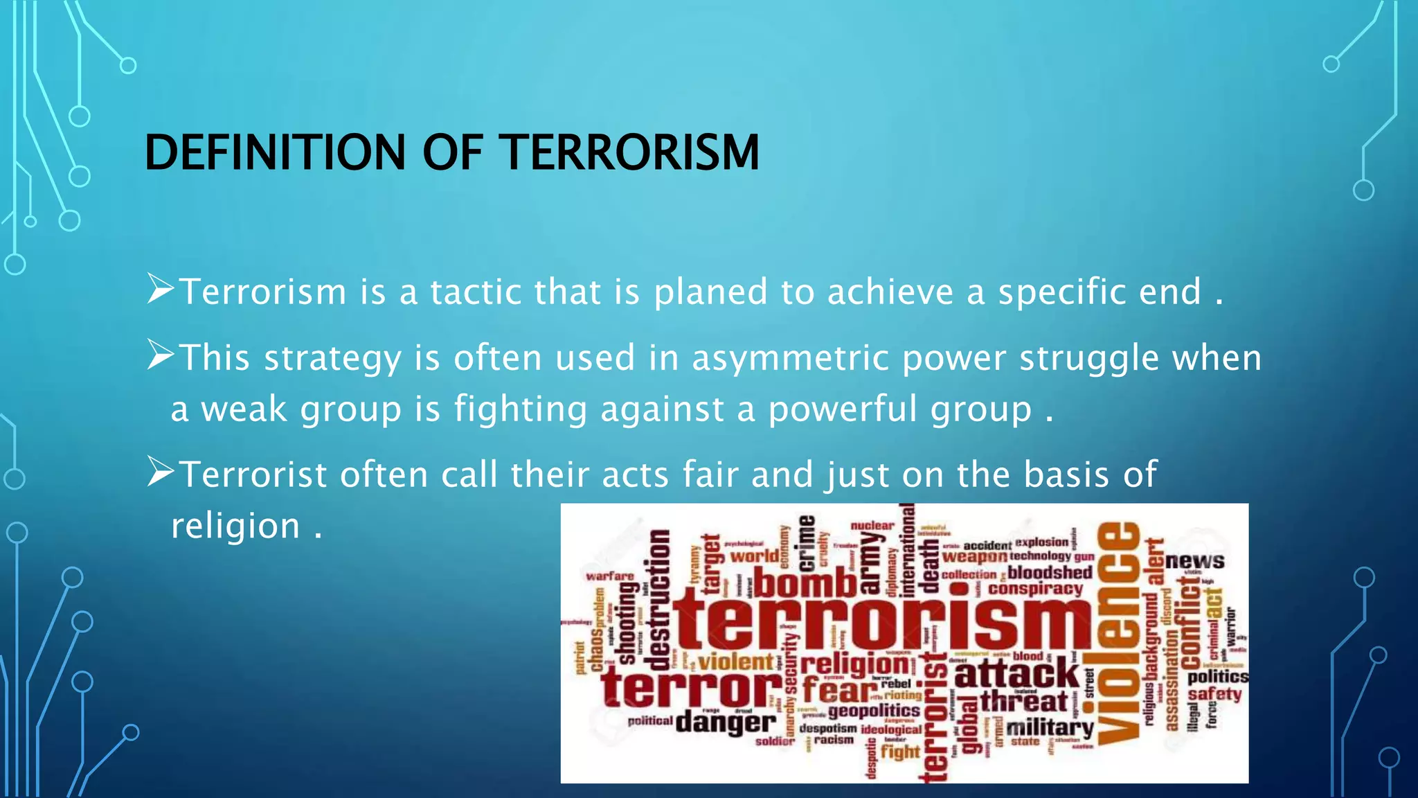 Pakistan Role Against Terrorism | PPTX