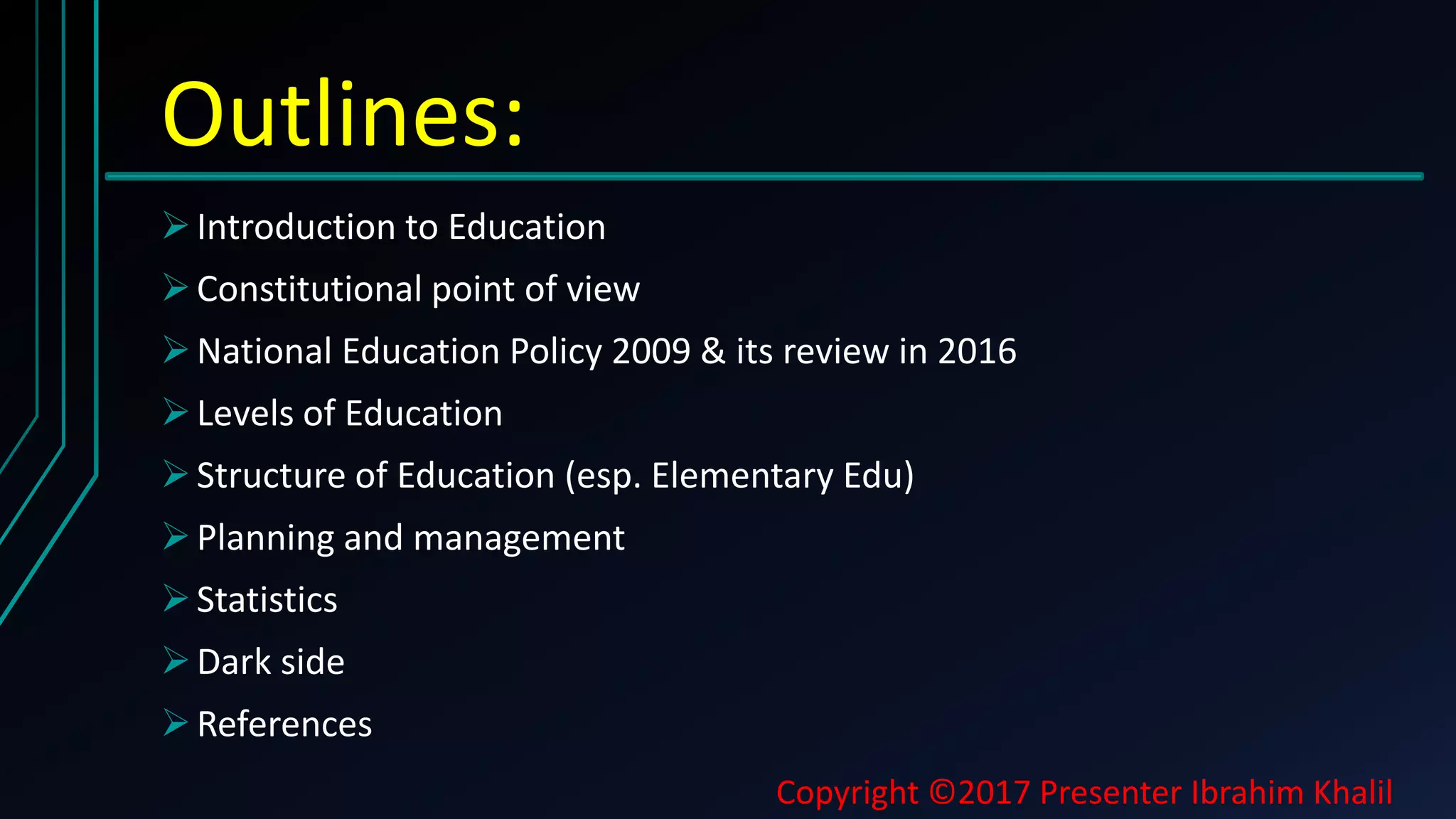 Pakistan’s elementary education ibrahim khalil | PDF