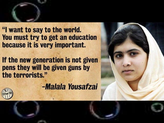 Malala Yousafzai and Kailash Satyarthi win Nobel Peace Prize | PPT