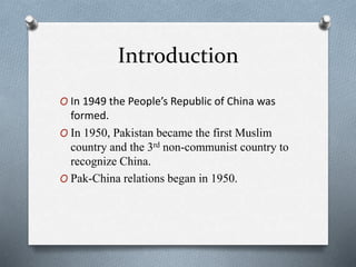 Pakistan’s relations with neighbors | PPTX