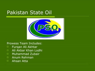Pakistan State Oil Presentation | PPT