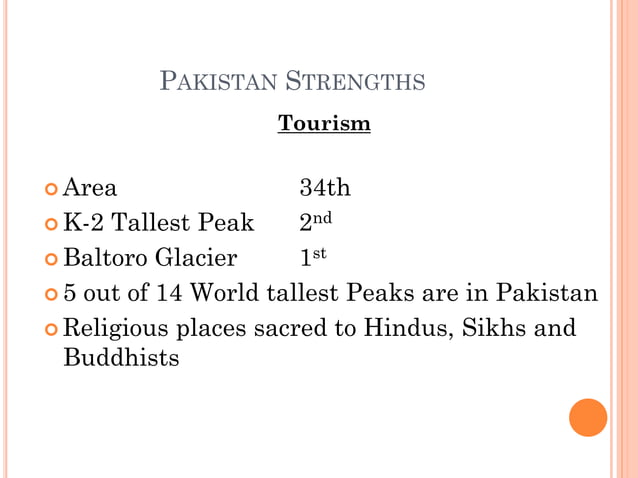 Pakistan Strengths.... lets promote Pakistan and discuss positives | PPT