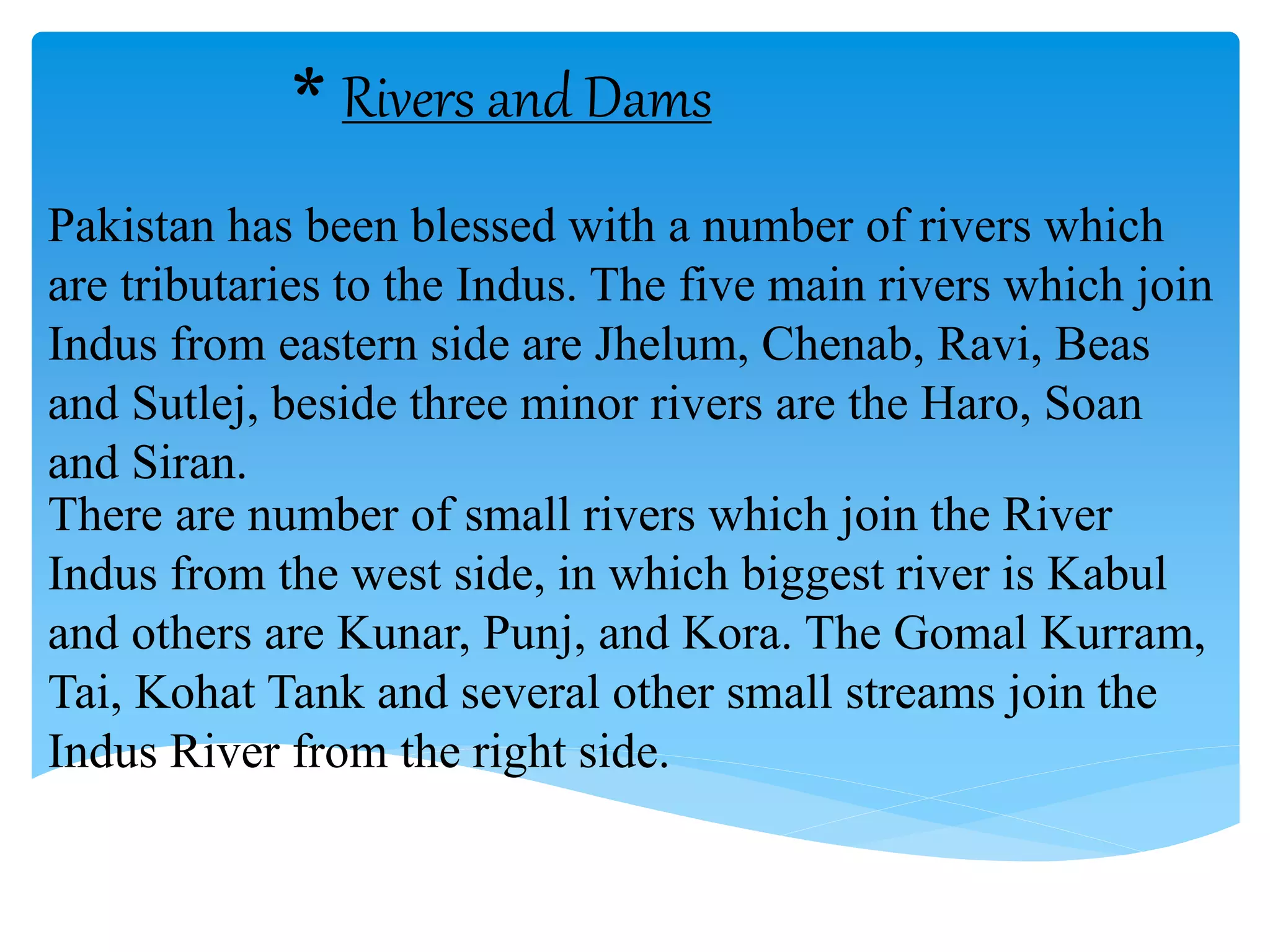 Water Resources of Pakistan | PPTX