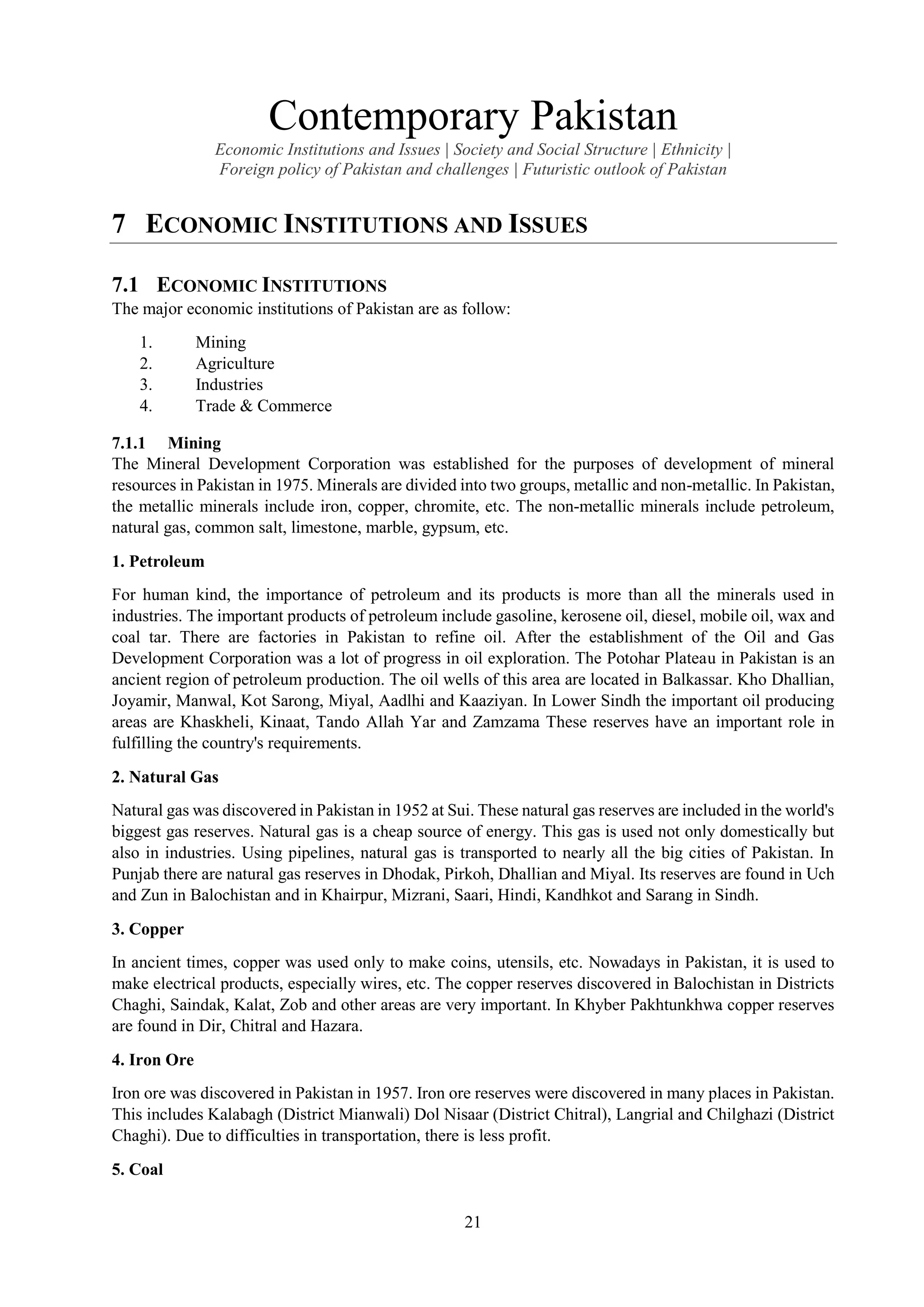 Pakistan Studies PST 321 | PDF