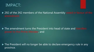 18th AMMENDMENT IN CONSTITUTIONAL HISTORY OF PAKISTAN | PPTX