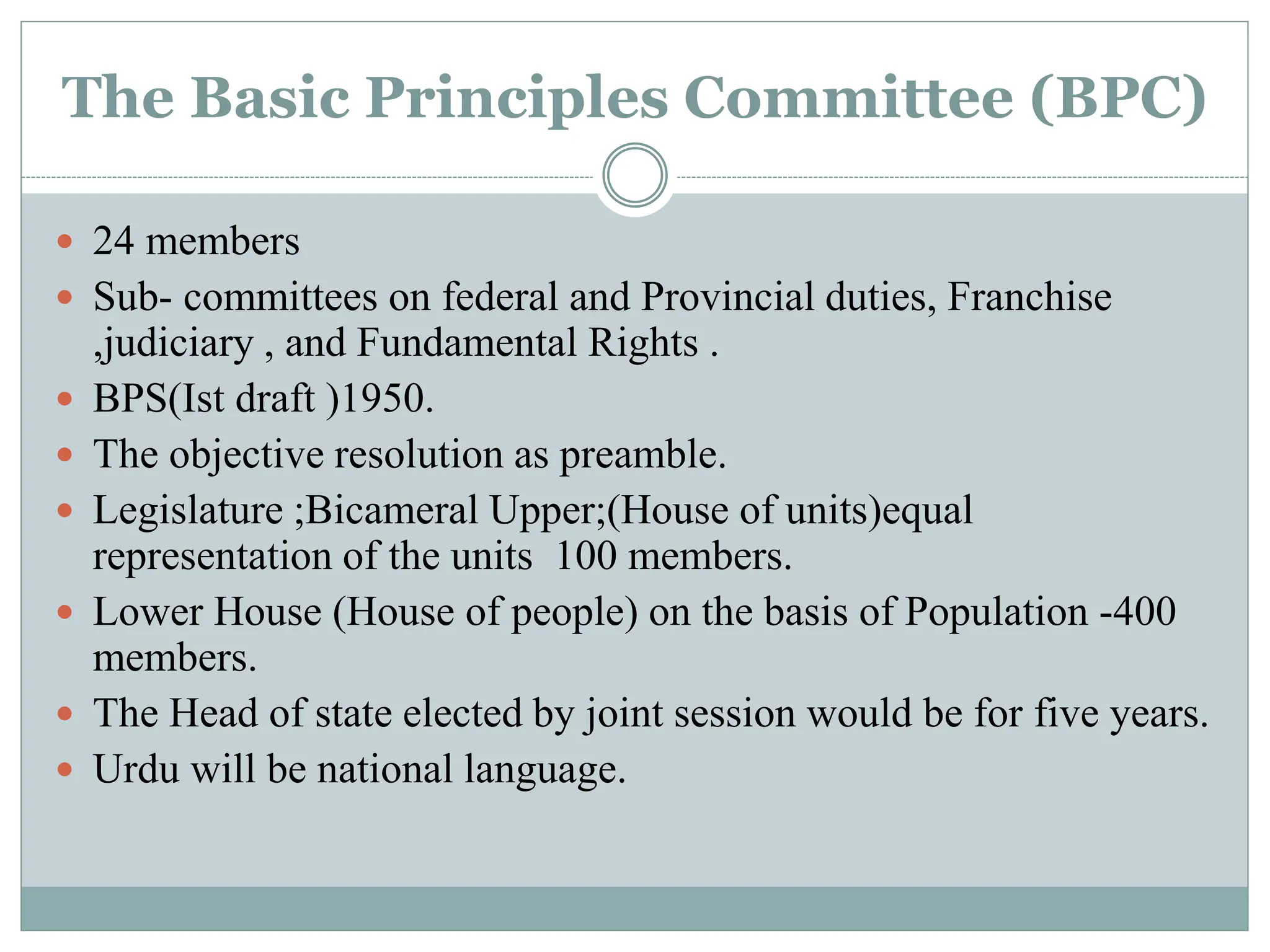 Constitutional and political development in Pakistan | PPTX