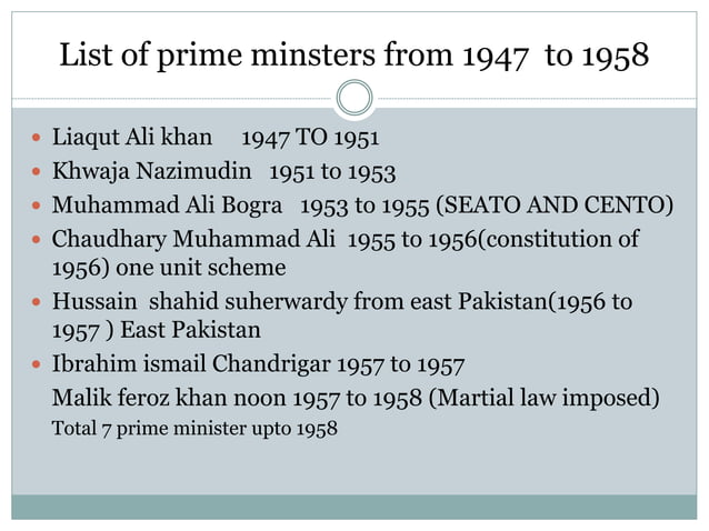 Constitutional and political development in Pakistan | PPTX