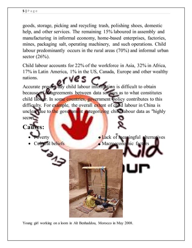 Pakistan studies child labour assignment | PDF
