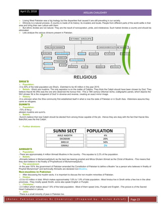 Pakistan studies for bs hons 4 years program | PDF