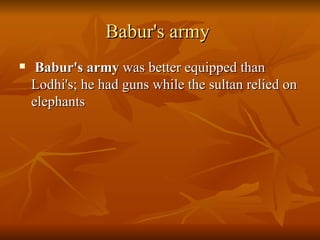 Pakistan Studies, Lesson 3, Babur | PPT