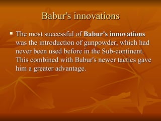 Pakistan Studies, Lesson 3, Babur | PPT