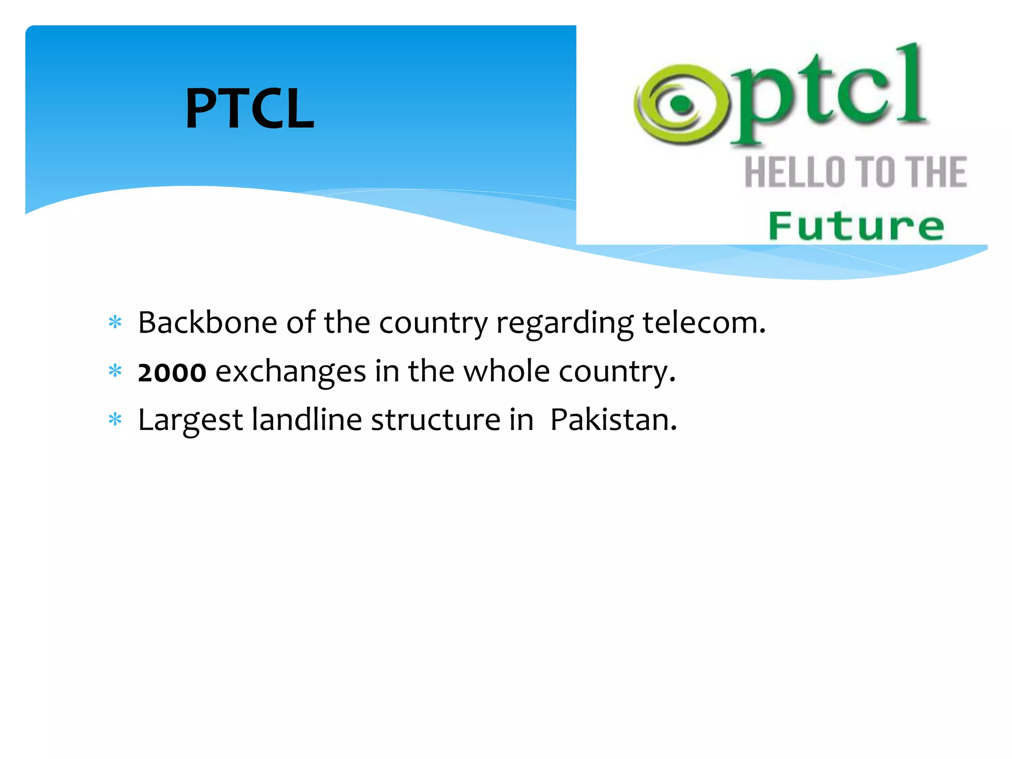 PTCL and other Networks In Pakistan | PPTX