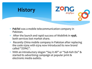 PTCL and other Networks In Pakistan | PPTX