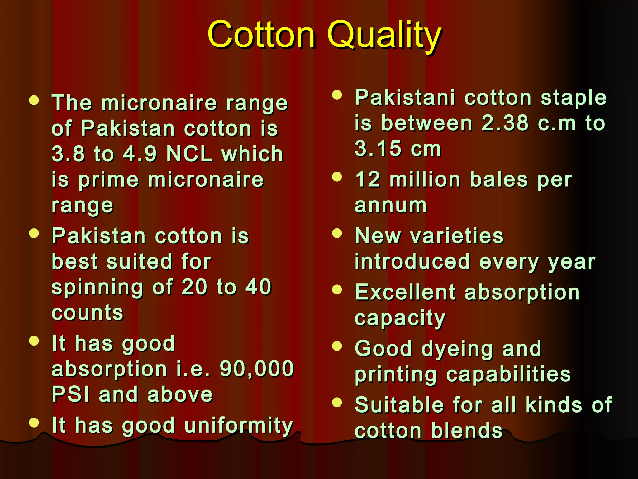 Pakistan textile industry | PPT