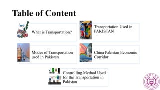 Pakistan transport slideshare | PDF