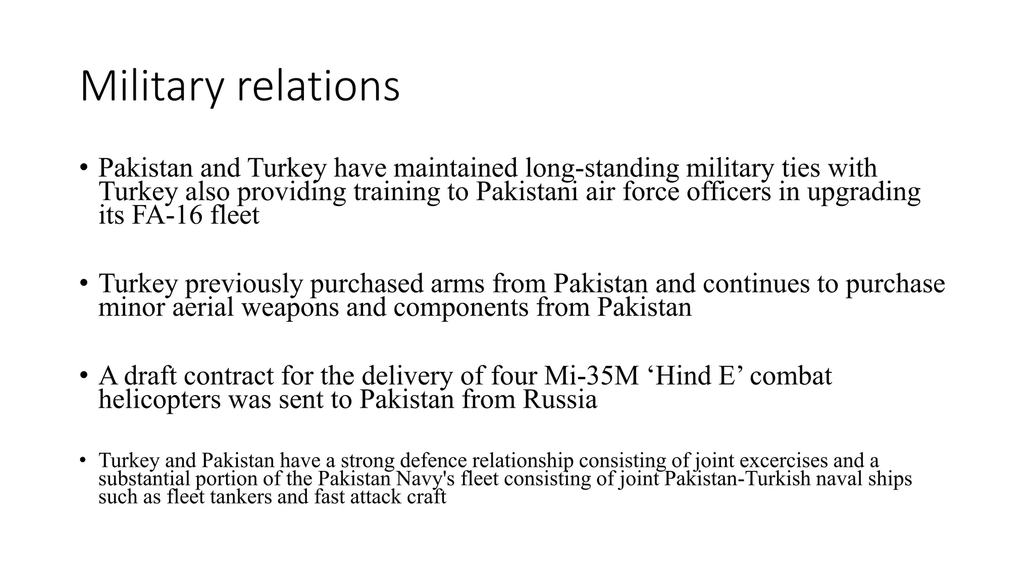 Pakistan turkey relations | PPTX