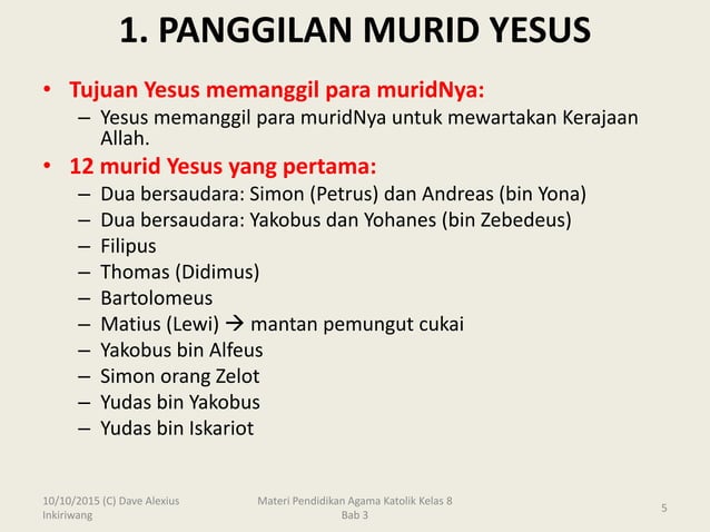 Pak kelas8 bahan bab3 uh2 sm1 dave alexius | PPTX