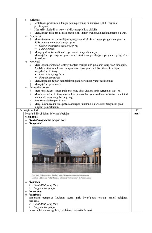 RPP Pendidikan Agama Kristen (PAK) SMP Kelas IX | PDF