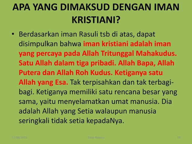 PAK Kelas9 Bab1 Sm1 | PPTX