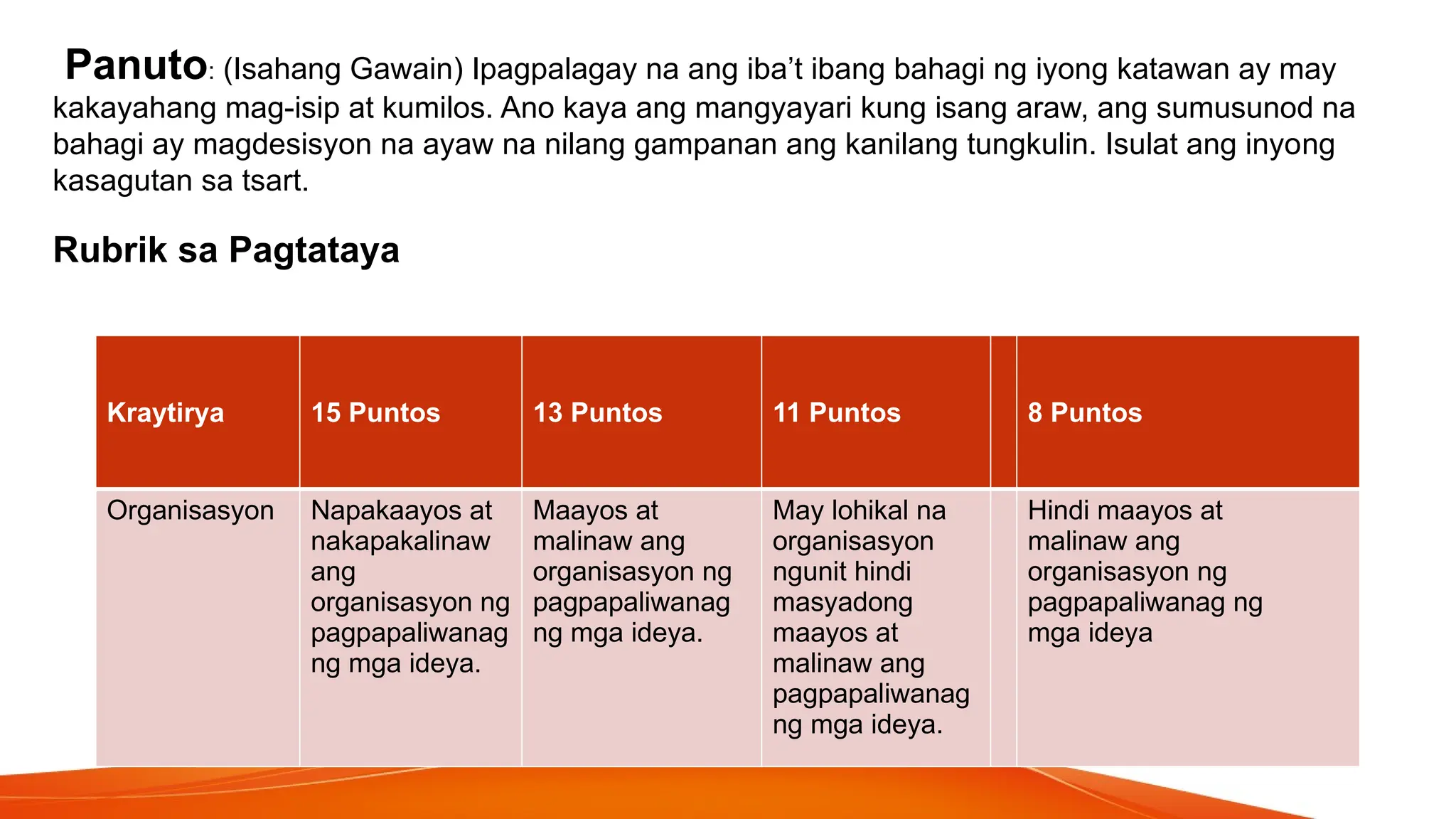 ESP 7 Quarter 2 Pakikibahagi ng Pamilya sa mga pambanang Pagdiriwang na ...