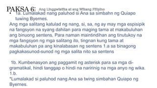 PAKSA 6 Ang Linggwistika at ang Wikang Filipino.pptx