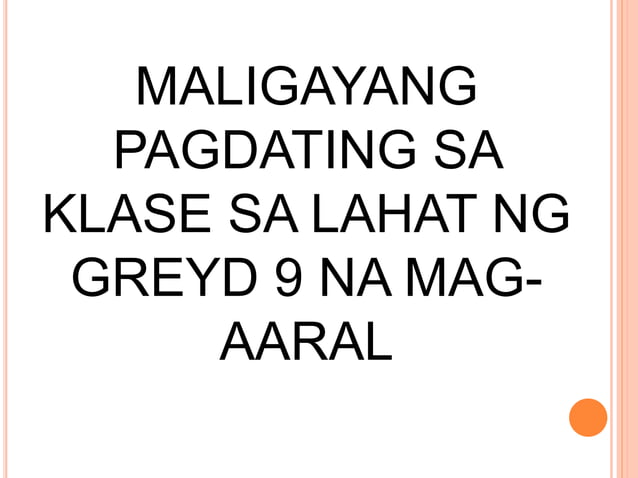 Paksa sa filipino 9 | PPTX
