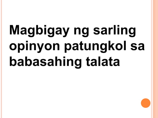 Paksa sa filipino 9 | PPTX