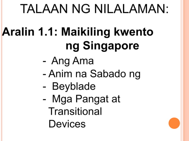 Paksa sa filipino 9 | PPTX