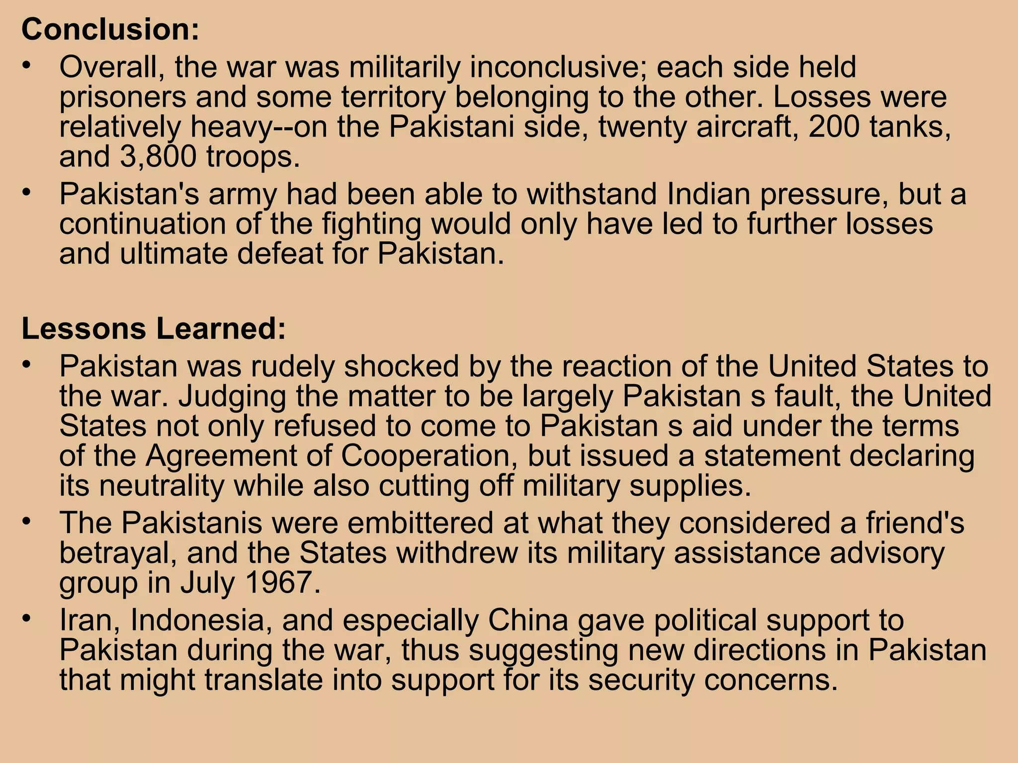 ARMED CONFLICTS IN PAKISTAN | PPT