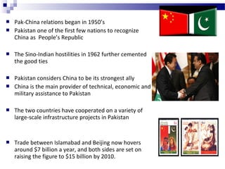 Pak China Relation | PPT