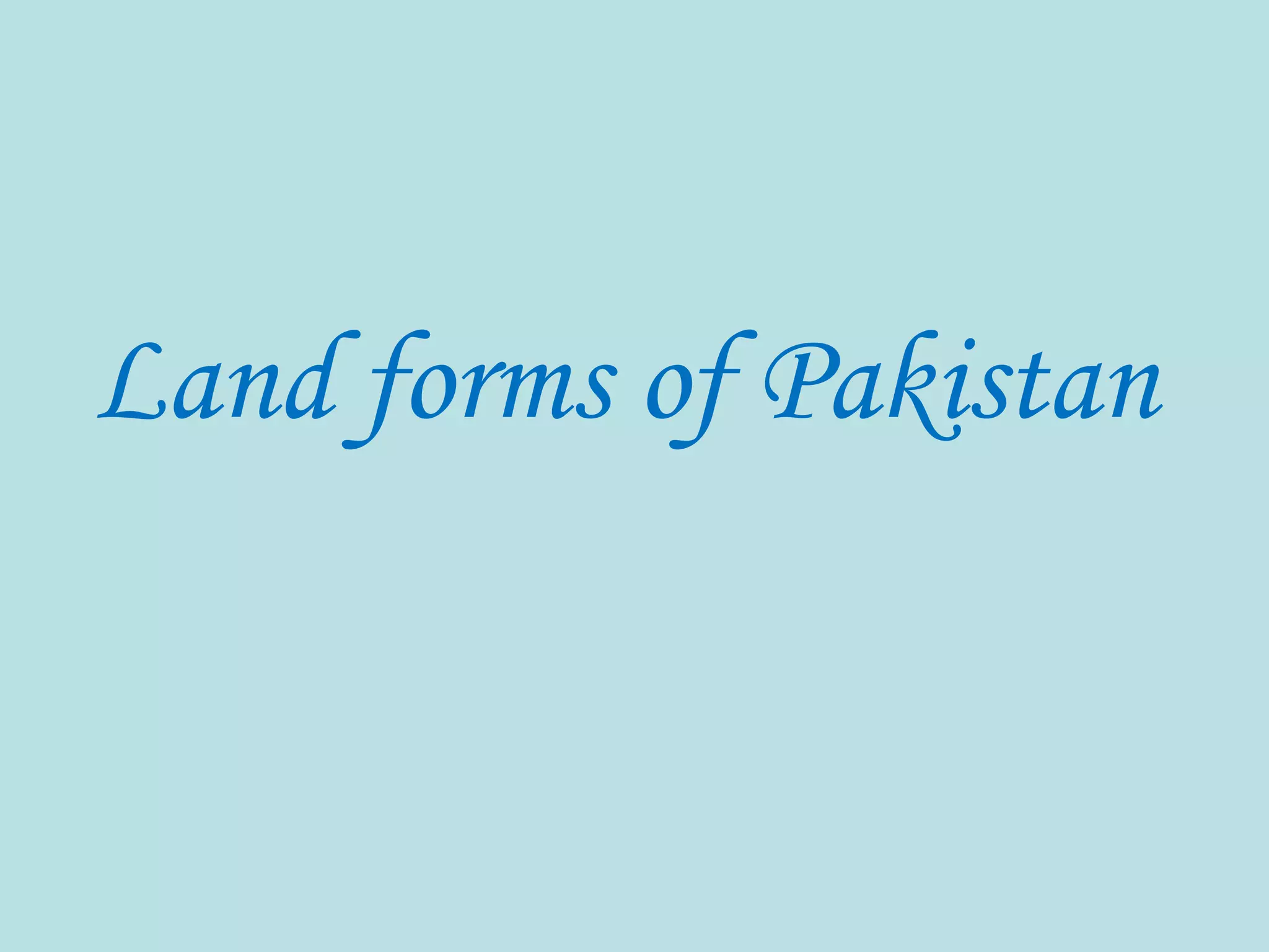 Pakistan Pictorial Presentation | PPT