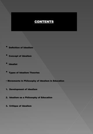 Idealism | PPTX | Agnosticism | Religion & Spirituality