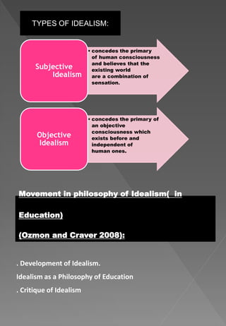 Idealism | PPTX | Agnosticism | Religion & Spirituality
