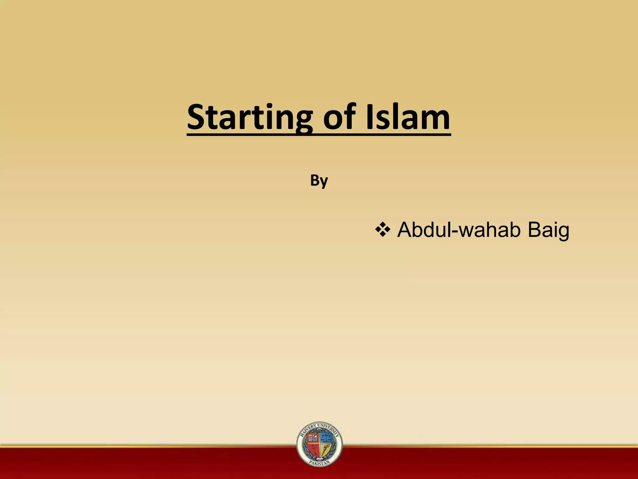 Introduction to Islam | PPT