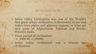 Indus Valley Civilization Presentation | PDF