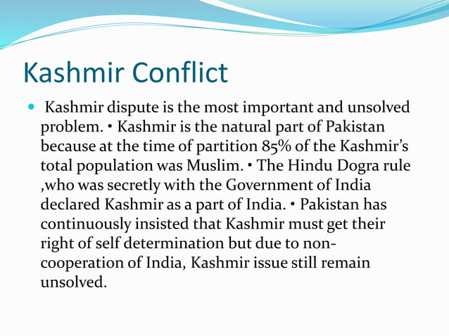 Initial Problems of Pakistan | PPTX