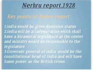 Nehru report | PPTX
