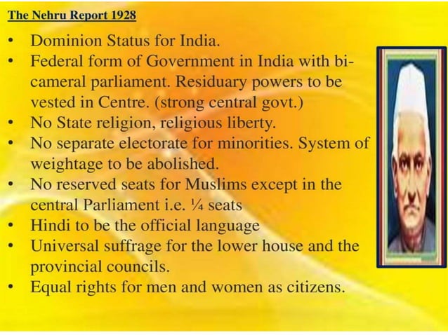 Nehru report | PPTX