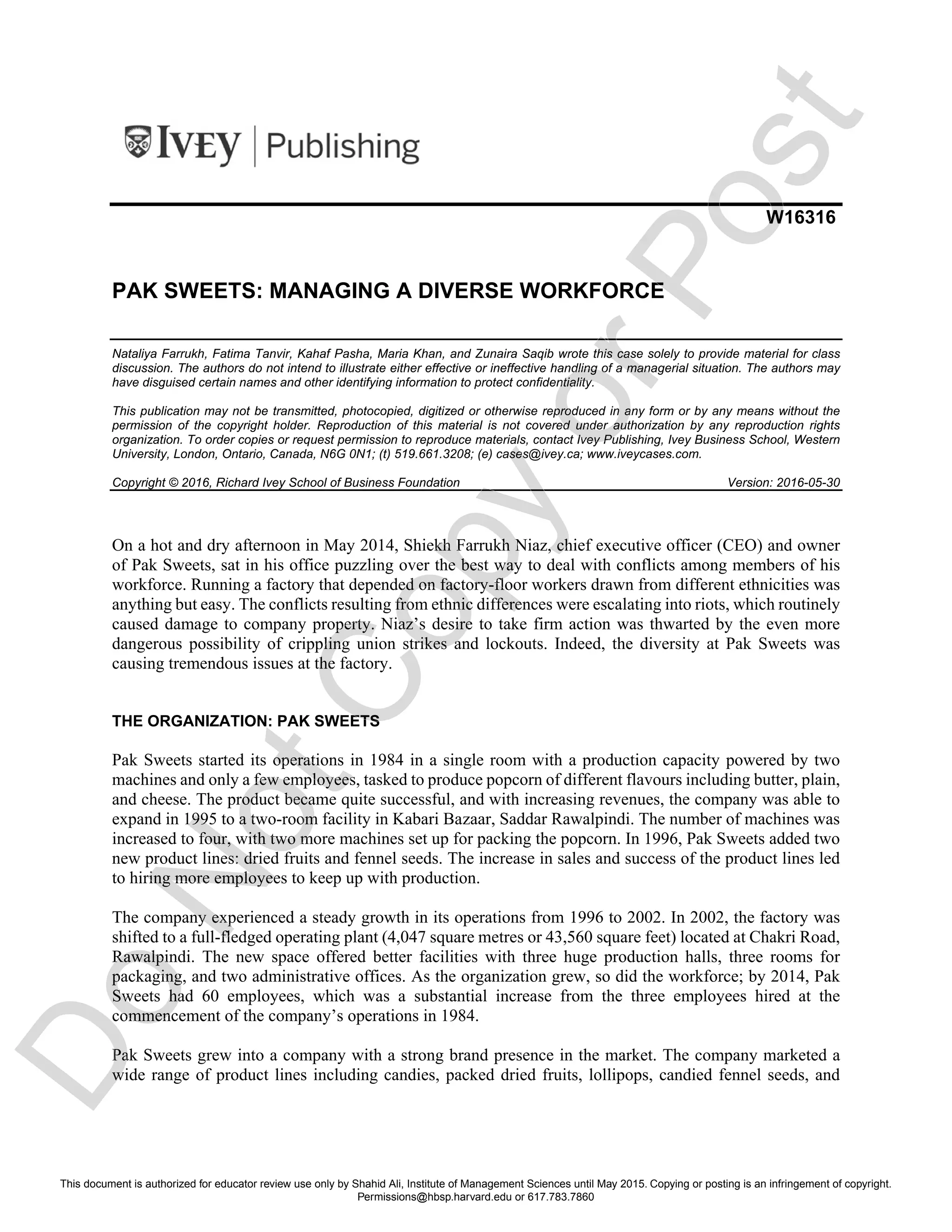 Pak sweets case | PDF