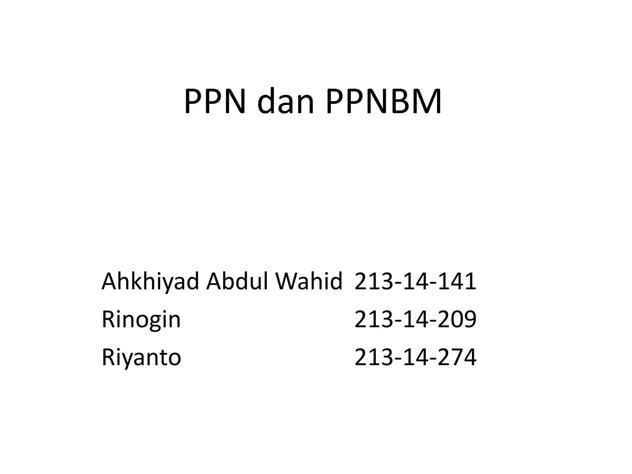 PPT Perpajakan "PPN dan PPNBM" dosen Taufikur Rahman S.E,.M.Si