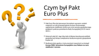 pakt euro plus, historia, znaczenie pptx | PPTX