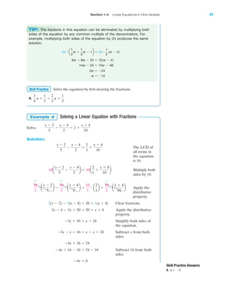 Review of basic algebraic concept | PDF