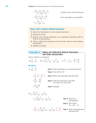 Rational expressions and rational equations | PDF