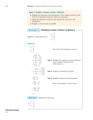 Rational expressions and rational equations | PDF