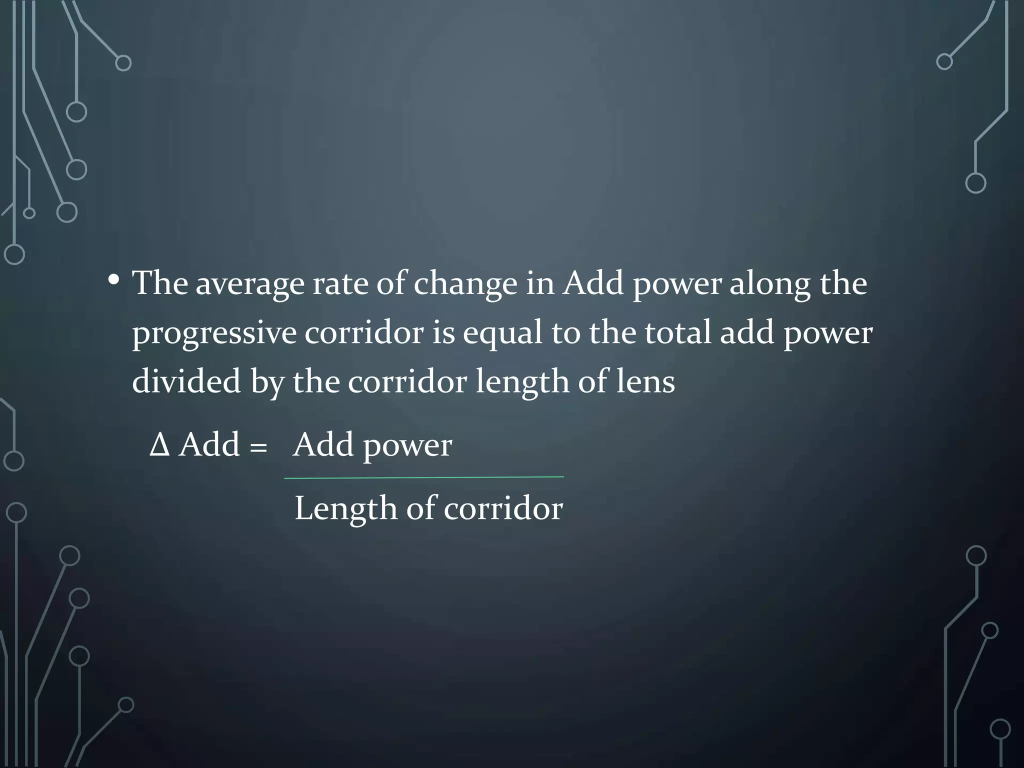 progressive addition lenses- optics, designs and performances | PPTX